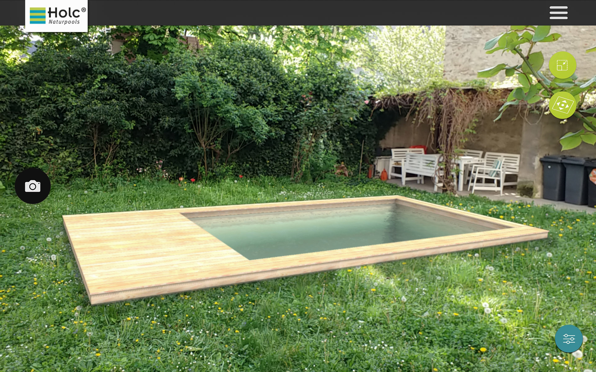 Holc pool AR - NEED immersive reality